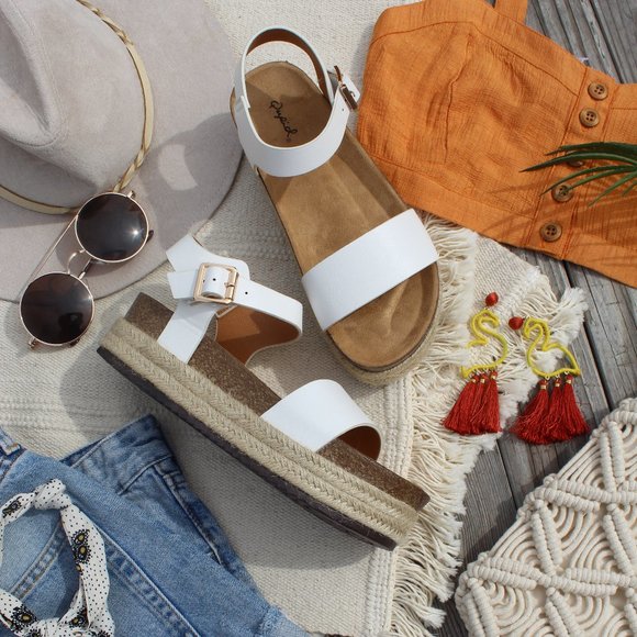 Shoes | Cape Cod White Espadrille Sandal | Poshmark